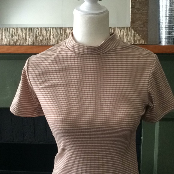 Dresses | Super Comfy Tan And White Dress | Poshmark